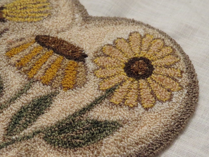 Punch Needle Pattern....sunflower DAYS - Etsy