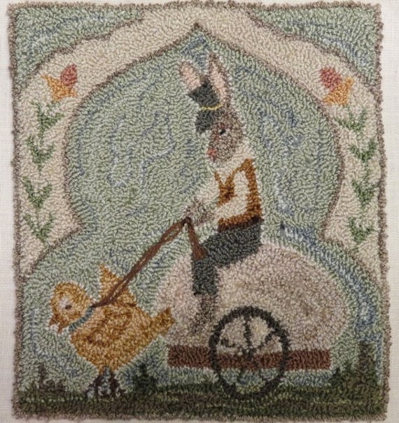 DOWN THE LANE punch needle pattern | Etsy