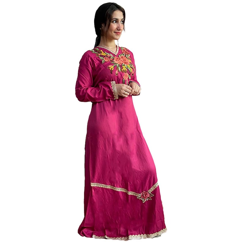 Islamic Egyptian Cotton Arabic Abaya Galabeya Jilbab Dress Muslim ...