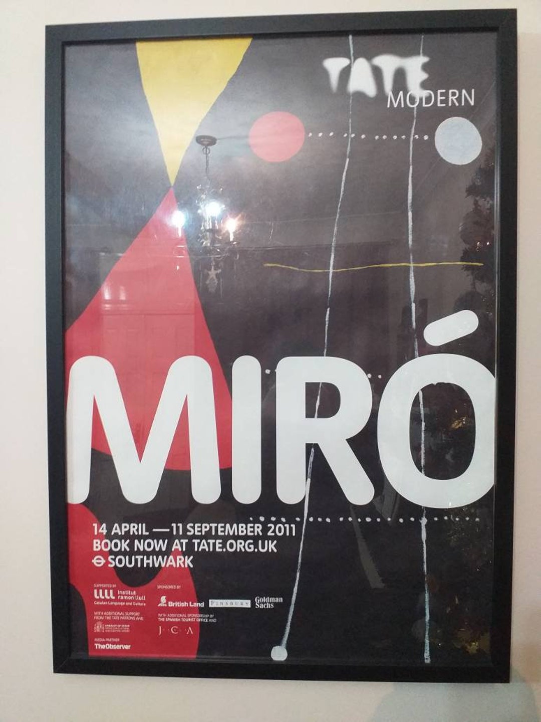 Miro at the Tate Modern Official Poster 2011. - Etsy