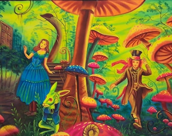 Alice in Wonderland Neon Light - Etsy UK