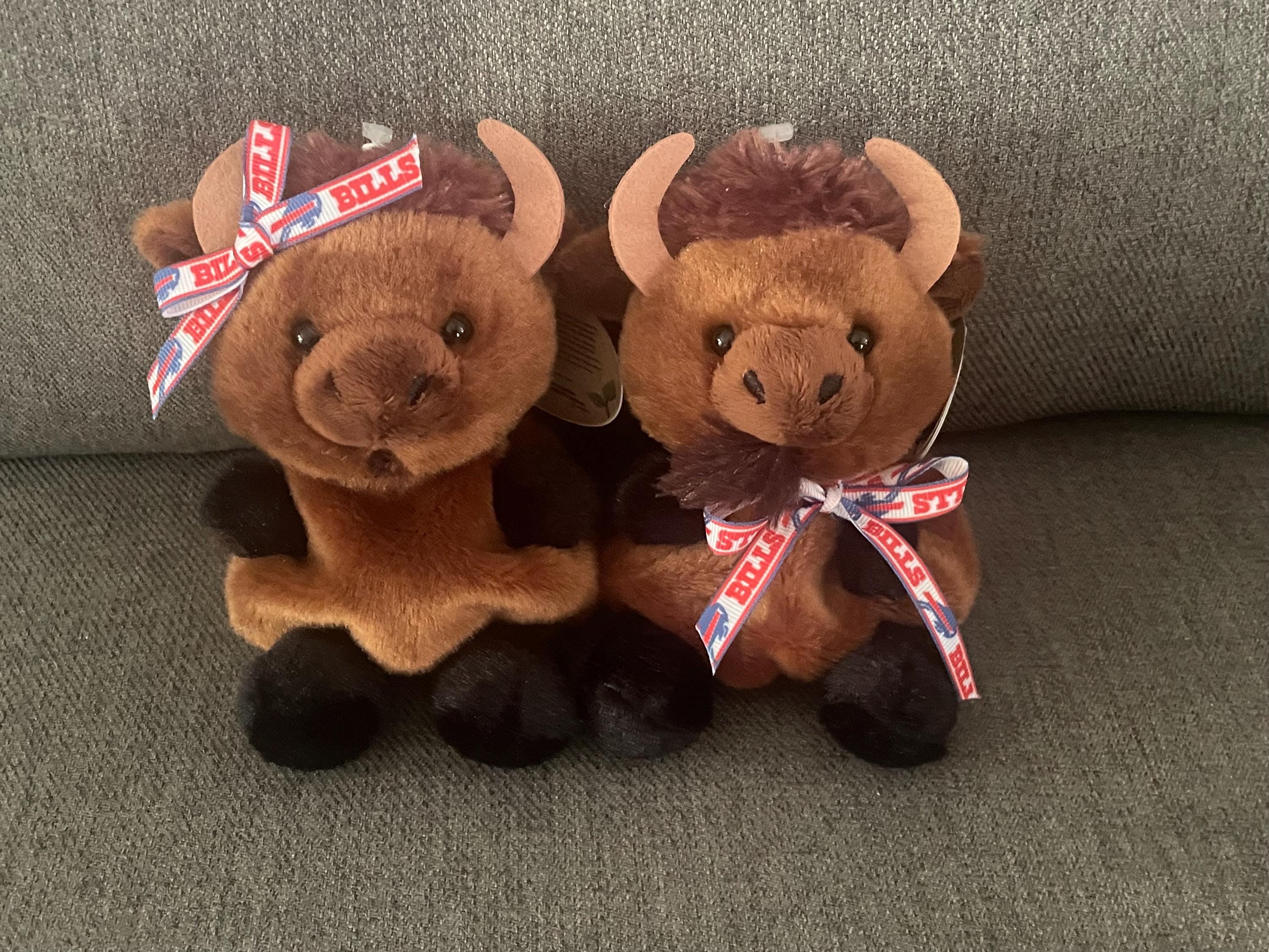 Buffalo Themed Palm Pal Bisons / 5 Inch Mini Stuffed Bison / Girl and ...