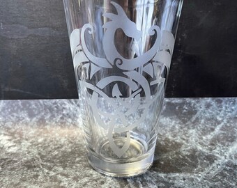 Dragon Etched Glass - Etsy