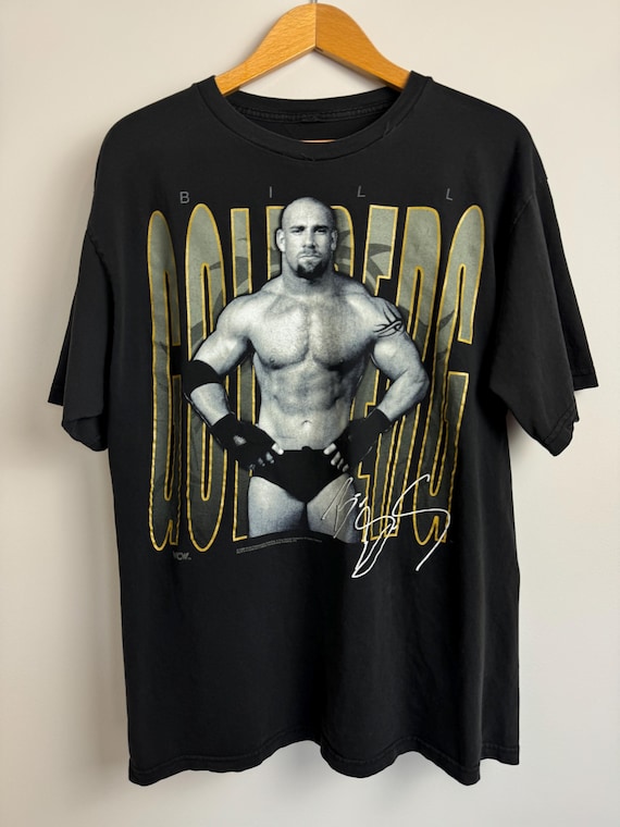 1998 Vintage WCW Bill Goldberg Wrestling Graphic T-Sh… - Gem