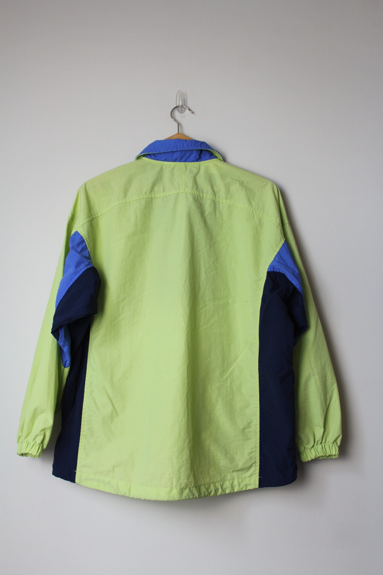 Vintage Columbia Multi-Color Windbreaker Quarter Zip Chaqueta | Etsy