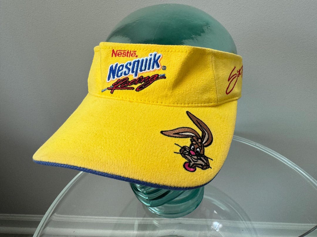 Vintage Nascar Nesquik Racing Scott Riggs #10 Visor - Etsy