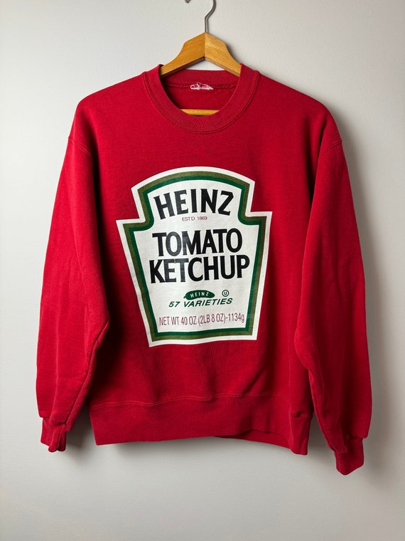 Vintage Heinz Tomato Ketchup Bottle Logo Graphic Swea… - Gem