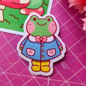 Winter Froggy Sticker - Etsy