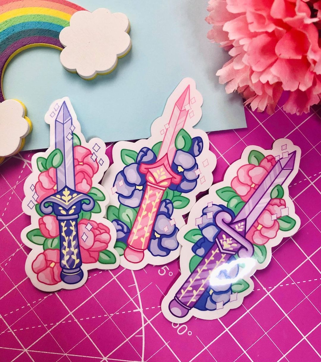 Pretty Daggers Sticker Pack - Etsy
