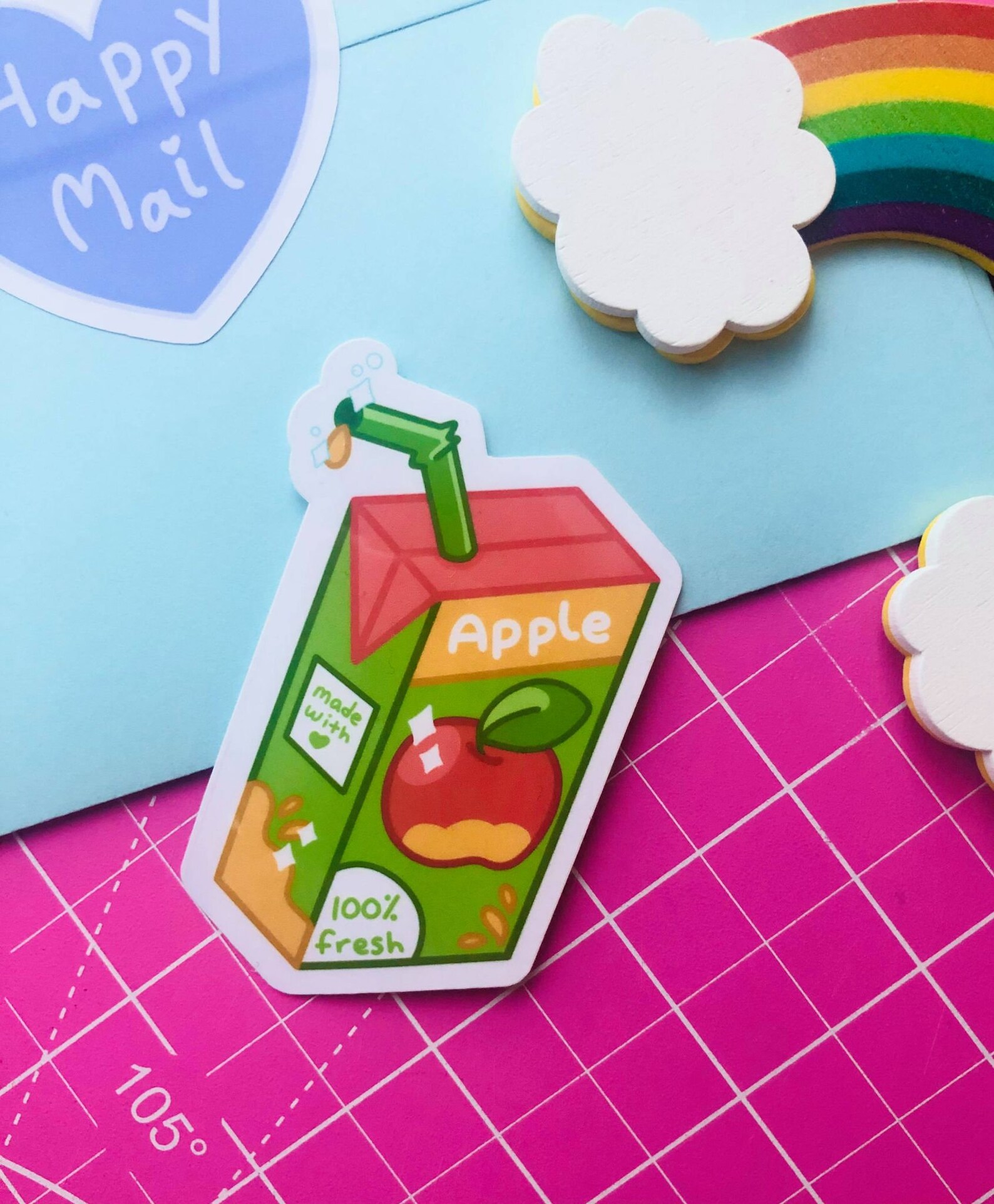 Juice Box Sticker Pack | Etsy