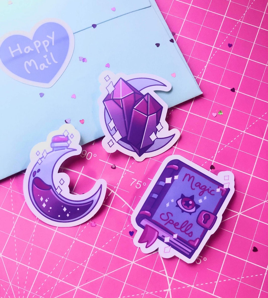 Celestial Witch Sticker Pack - Etsy
