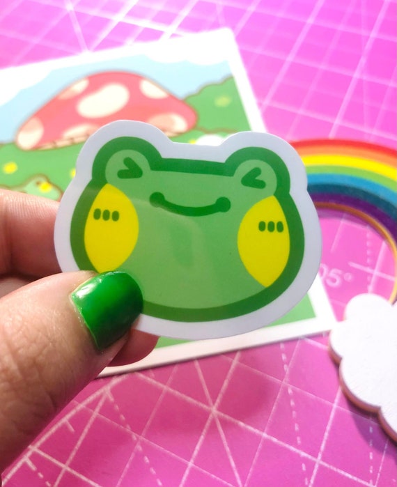 Happy Froggy Sticker | Etsy