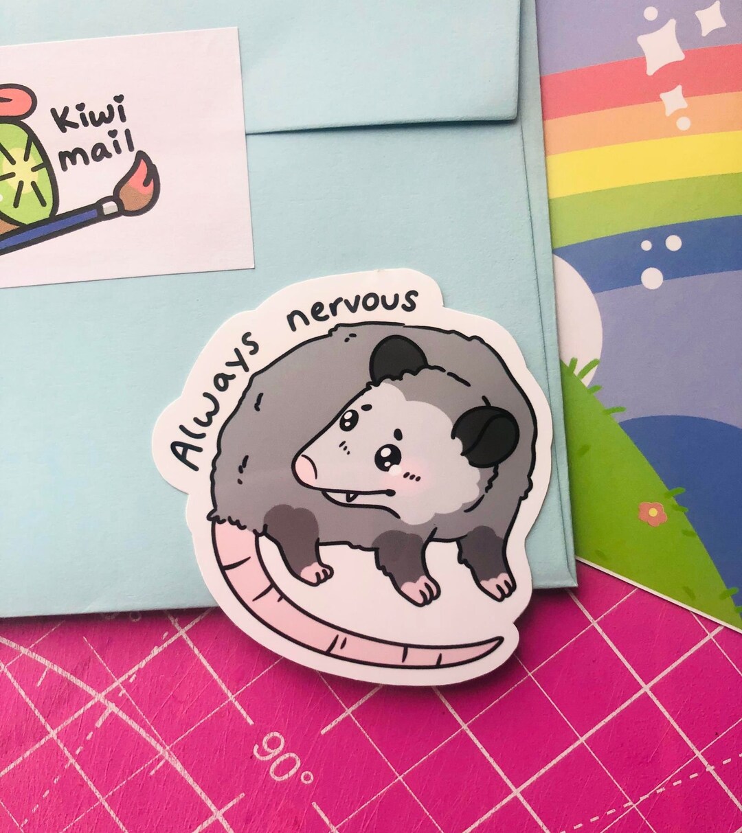 Always Nervous Sticker - Etsy