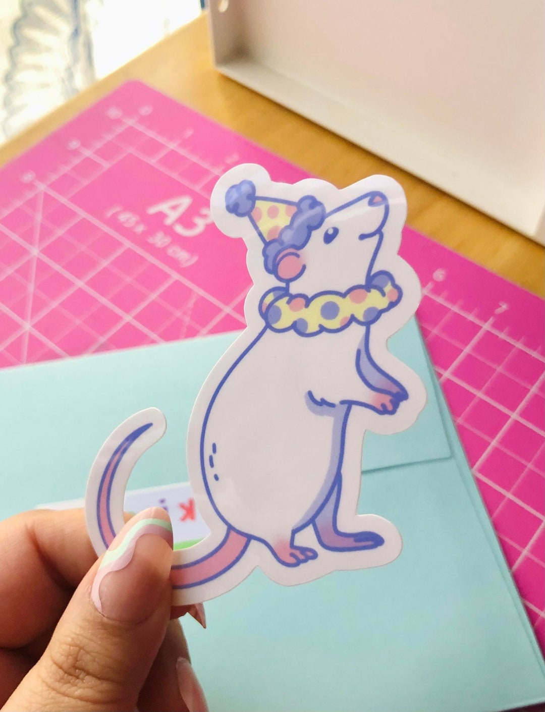 Vergil the Circus Rat Sticker - Etsy