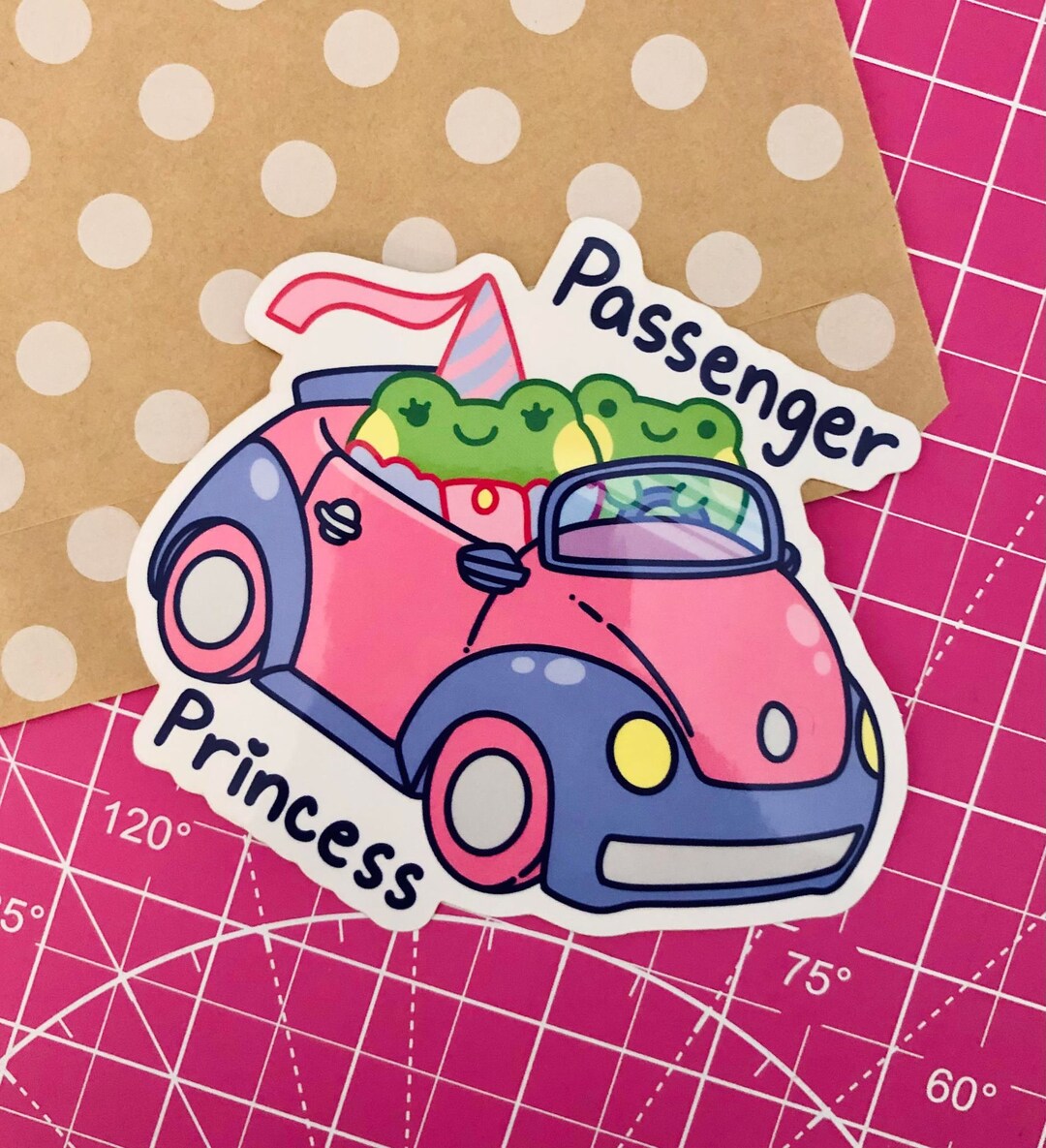 Passenger Princess Bumper Sticker - Etsy