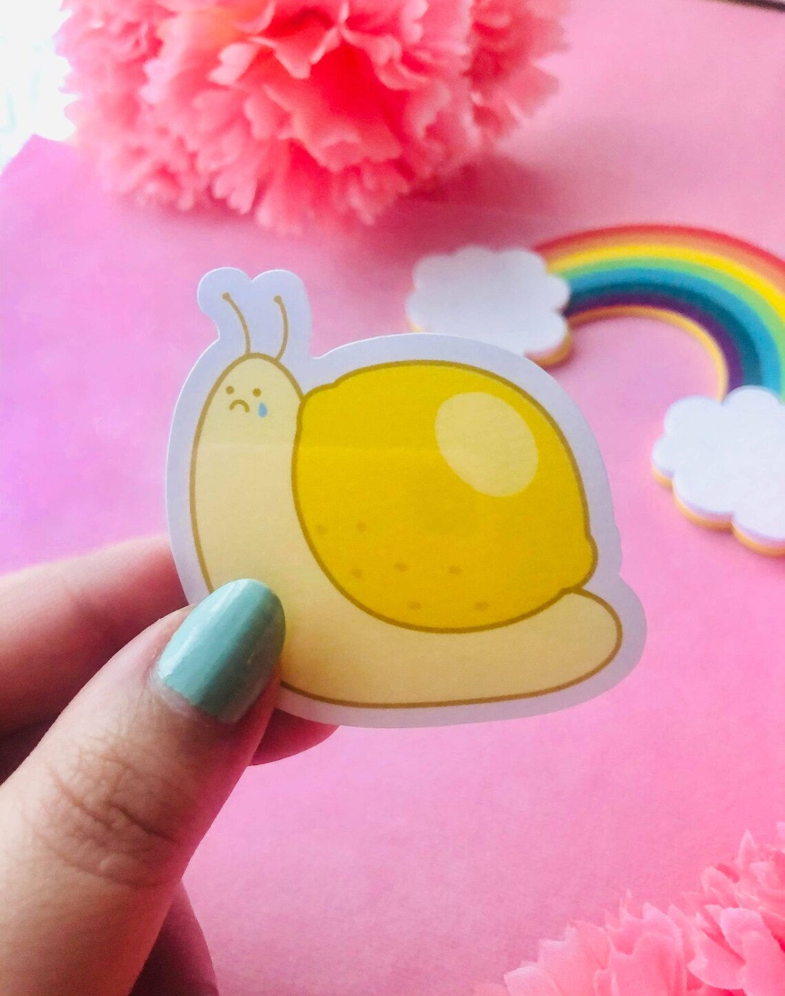 Fruity Snail Sticker Pack - Etsy