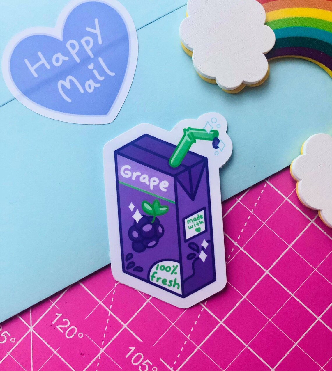 Juice Box Sticker Pack | Etsy