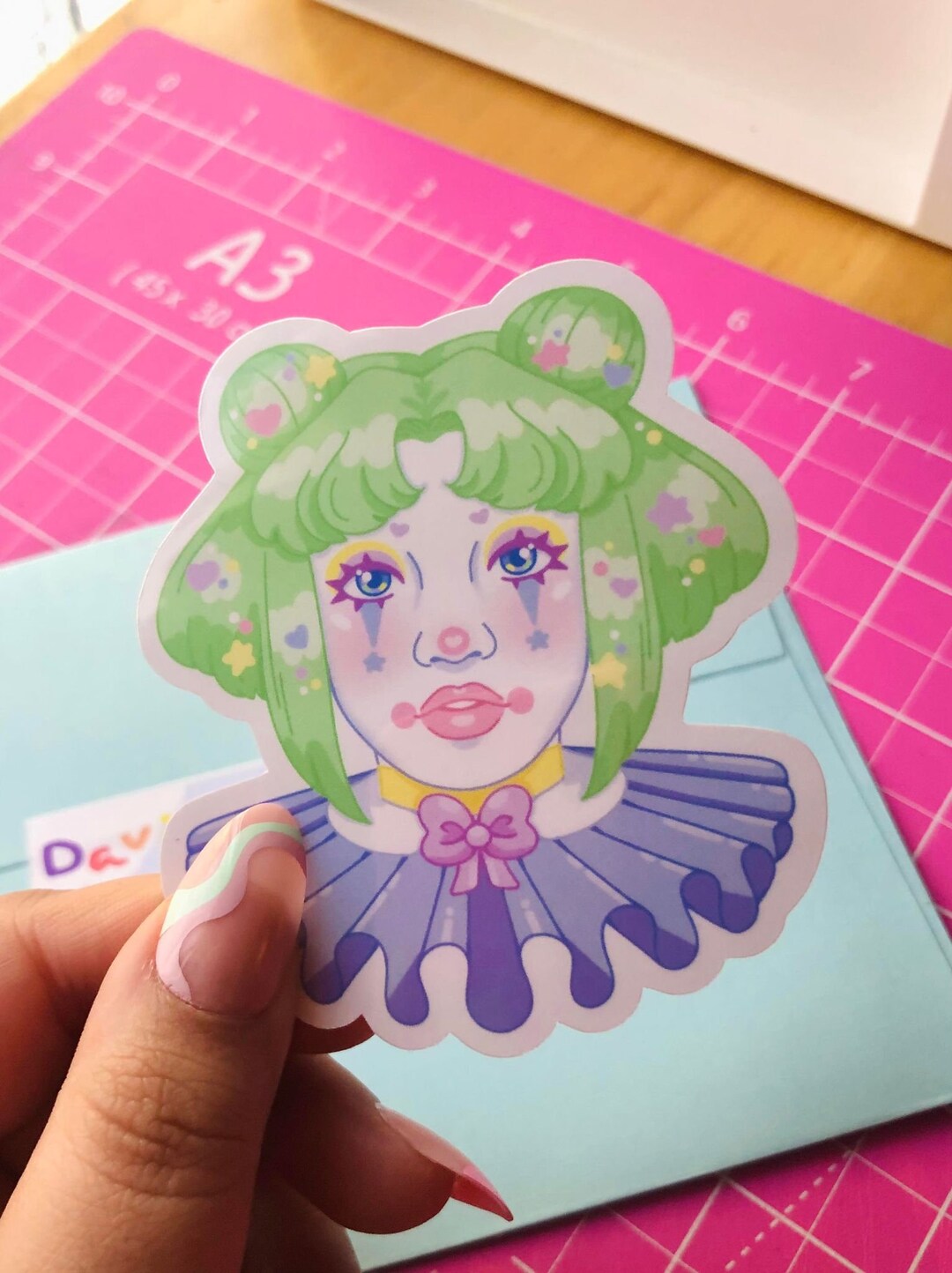 Clown Sticker - Etsy
