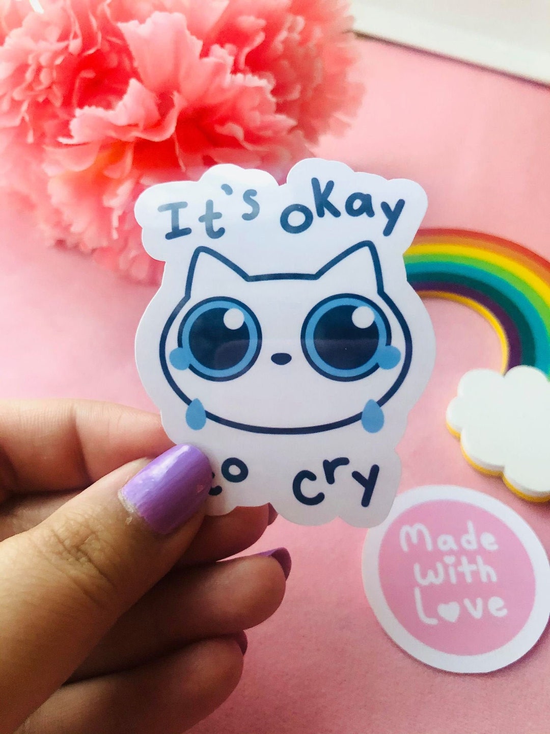 It's Okay to Cry Sticker - Etsy