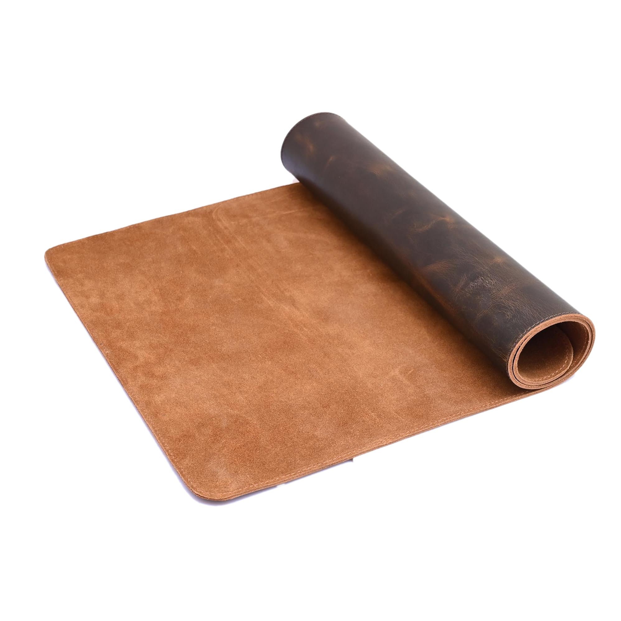 Leather Desk Mat, Custom Size Desk Pad, Personalized Office Accessories ...