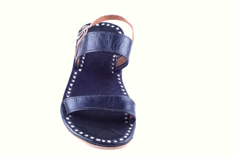 Handmade Treasuree Sling Back Slides Women Leather Sandals - Etsy