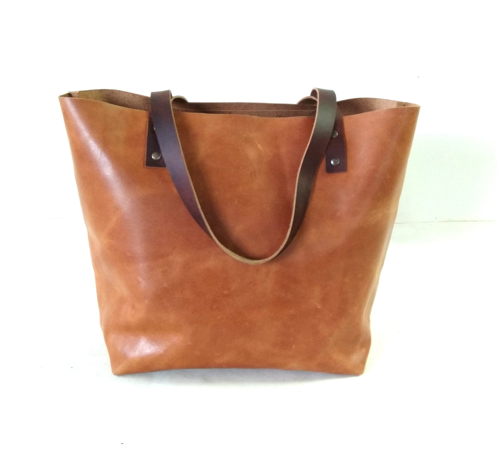 Versatile Bag Leather Shopper Bag Enhance Your Styling With - Etsy