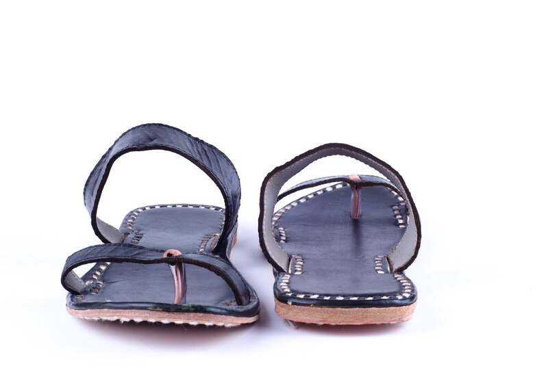 Handmade Treasuree Men's Leather Slides Men's Leather | Etsy