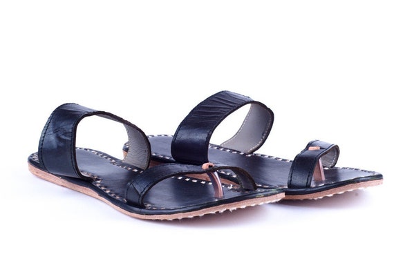 Handmade Treasuree Men's Leather Slides Men's Leather | Etsy