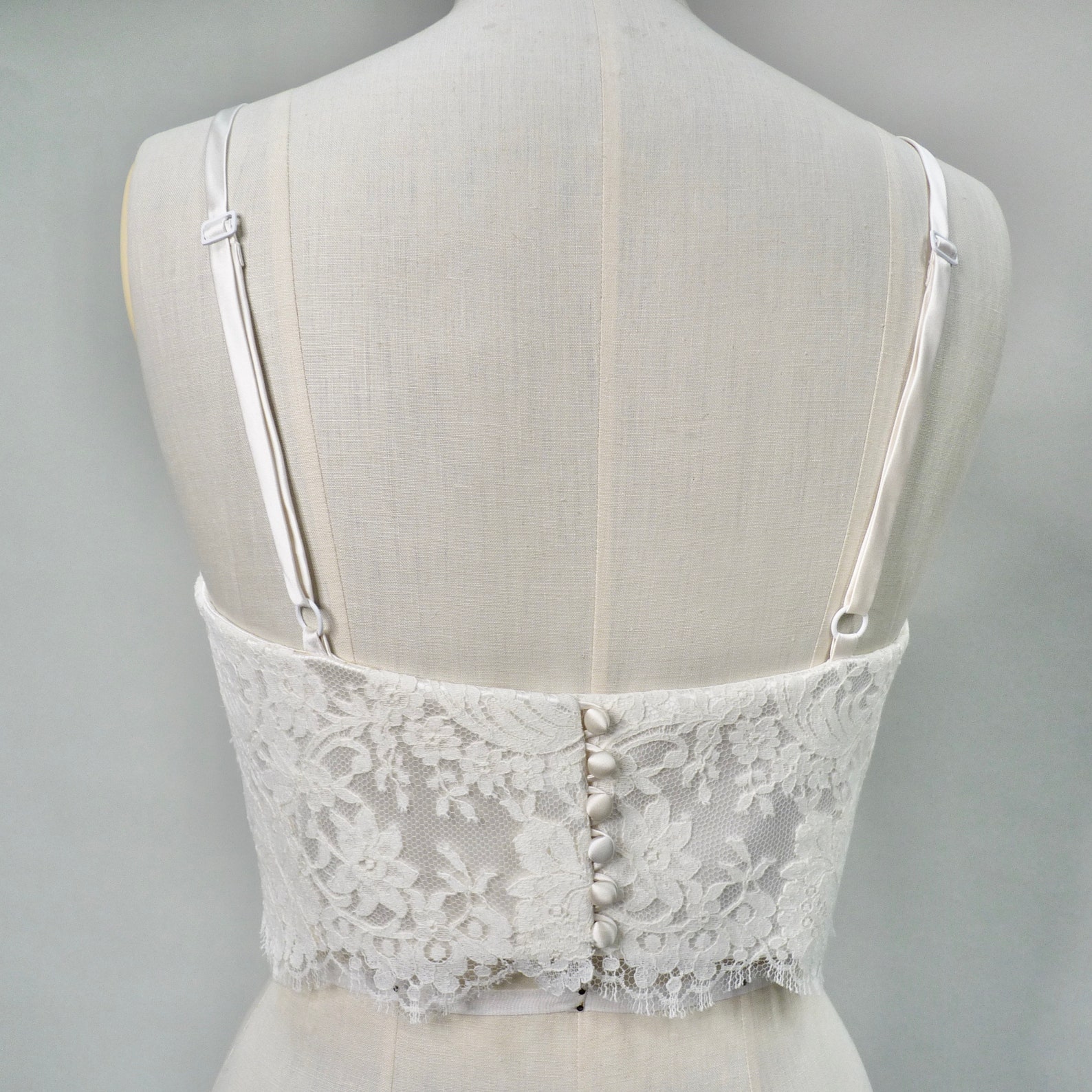 Bridal Corset, Lace Corset, Bridal Bustier, Silk Corset, Bridal Lace ...