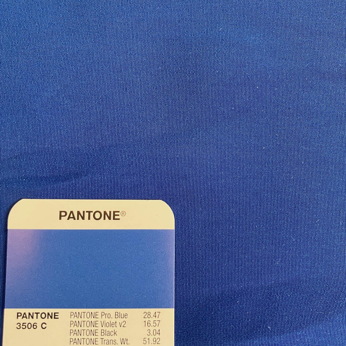 Royal Blue Brushed Polyester Fabric X 58" by the Yard - Etsy