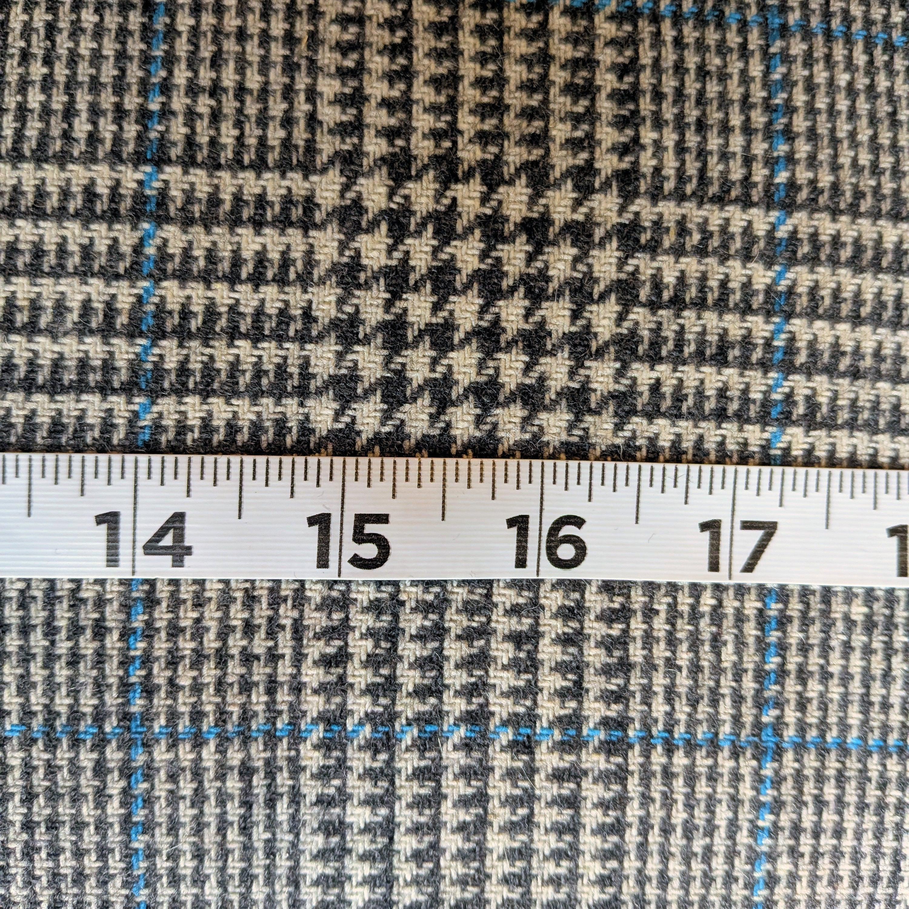 Gray Blue Wool Flannel Blend Italy 60" Wide by the Yard - Etsy