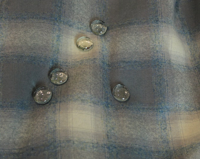 Gray and Blue Pendleton Flannel Wool X 58" by the Yard - Etsy