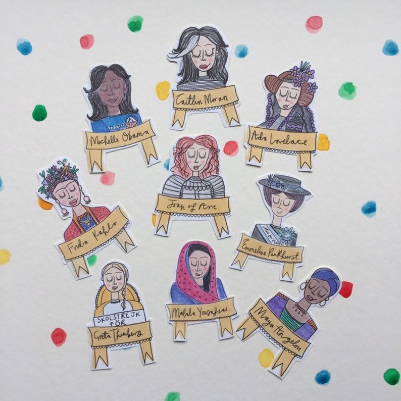 Wonderful Women Sticker Set | Etsy