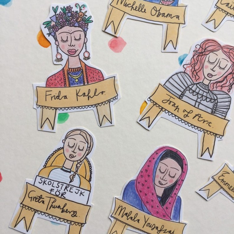 Wonderful Women Sticker Set | Etsy