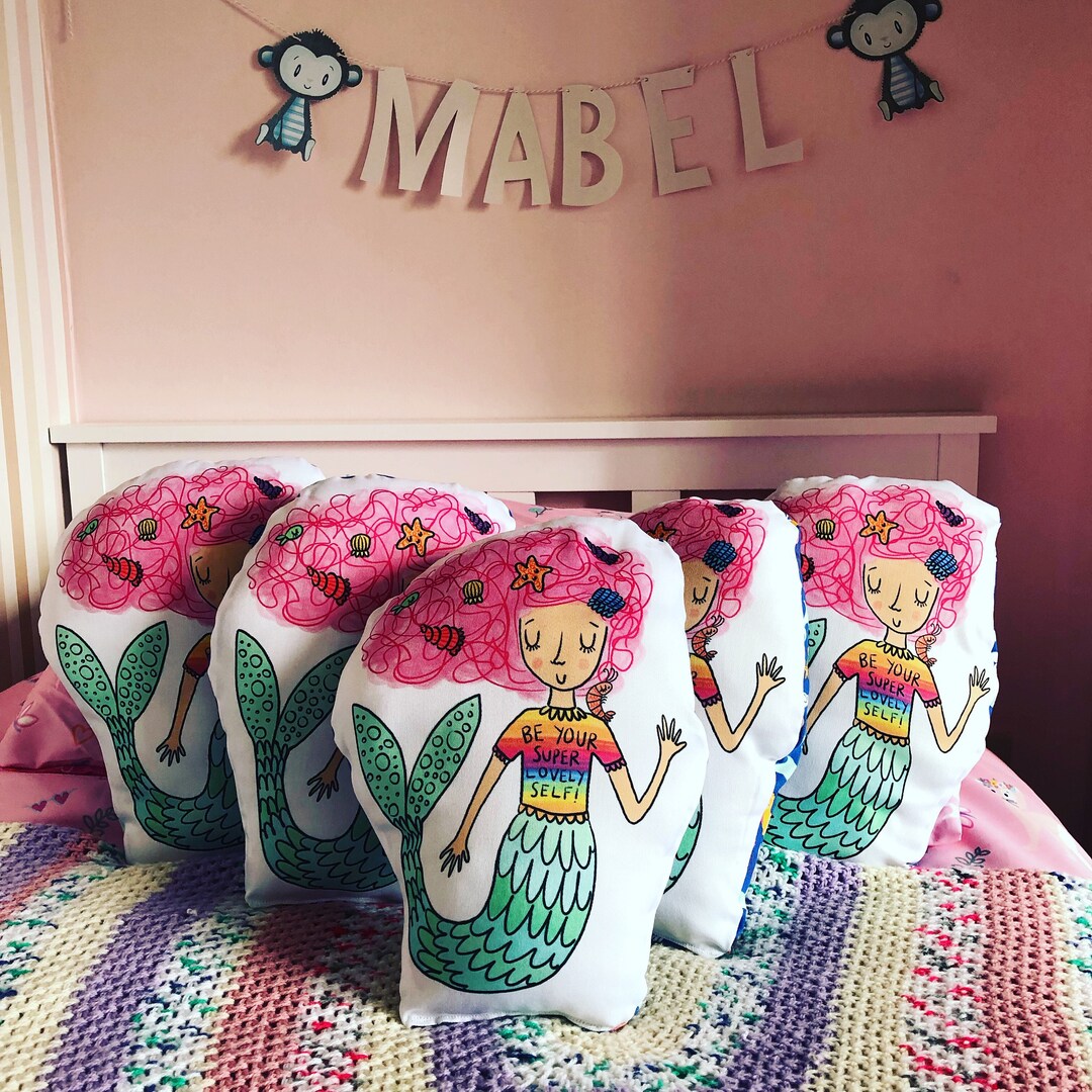 Mabel the Mermaid Cloth Doll Set - Etsy