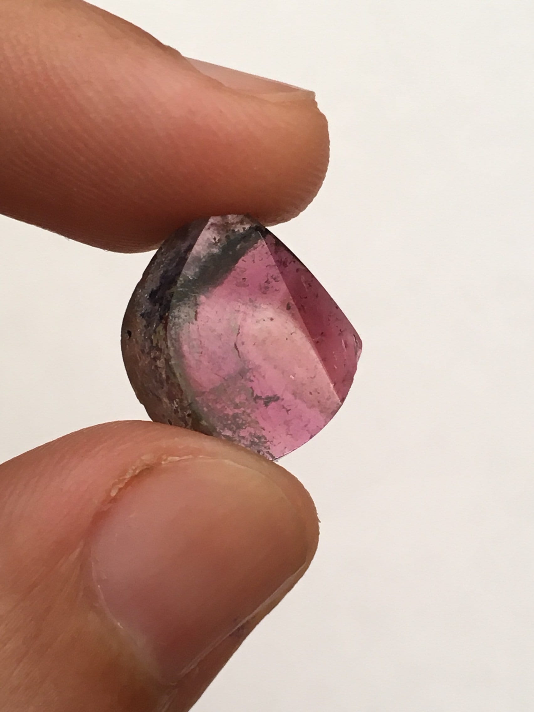 Watermelon Slice Tourmaline Cabochon Tourmaline Fancy Shape - Etsy