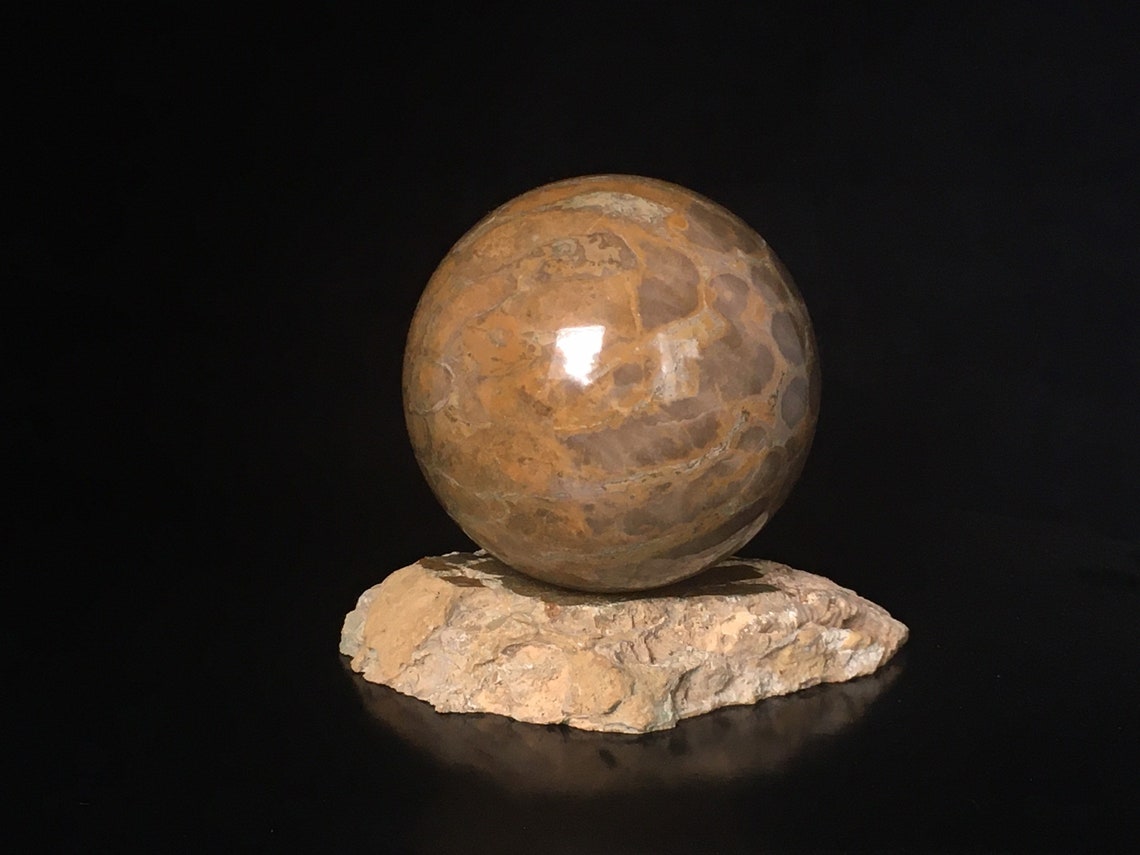 Travertine Sphere Crystal Travertine Mineral Rock Travertine - Etsy