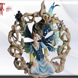 Figure Statue of Nymph With Wings Fantasy World - Etsy