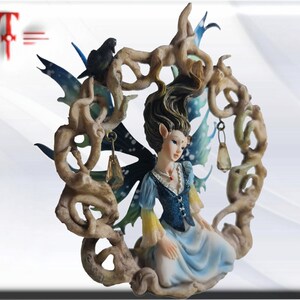 Figure Statue of Nymph With Wings Fantasy World - Etsy