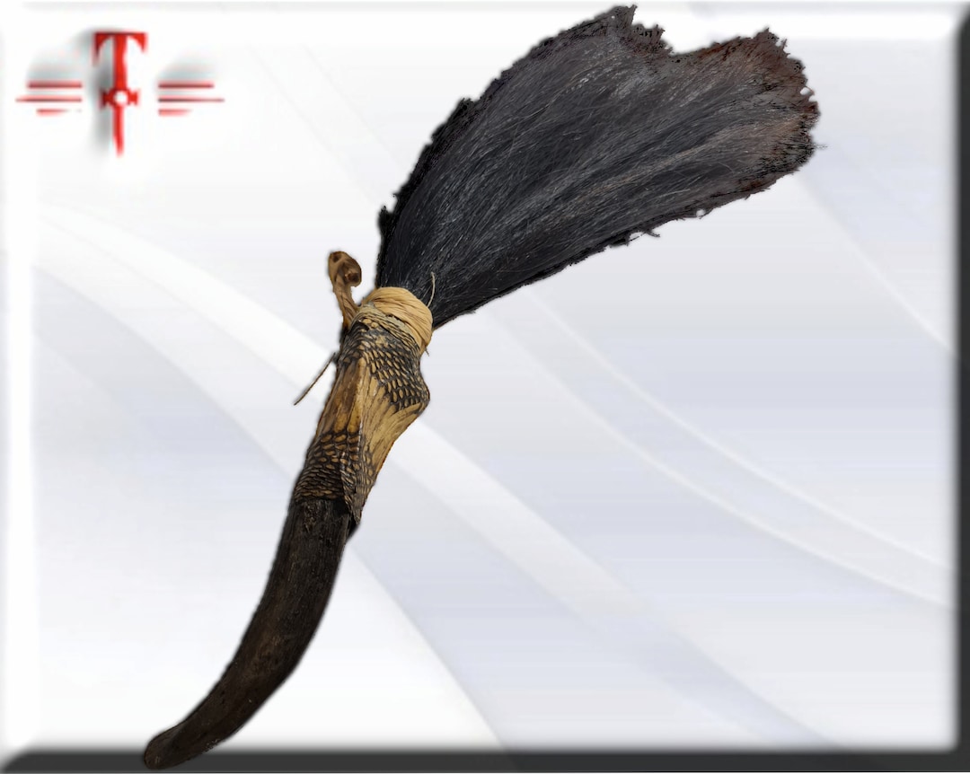 Horsetail Iruke African Mango Horn, Handmade, Ifá Santeria Palo Mayombe ...