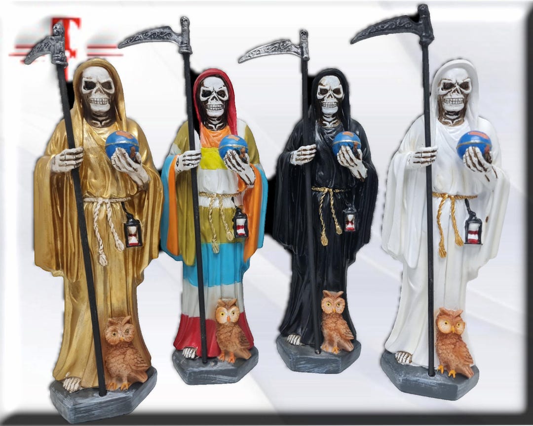 Statue of Saint Death 28cm, Holy Death, Deities, Mythology - Etsy UK