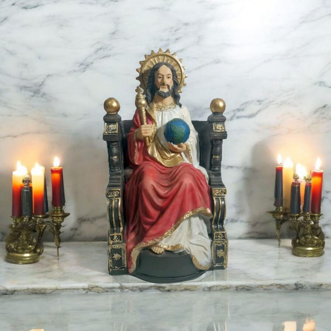 God on the Throne. Catholic Saints and Virgins, Religious Products, - Etsy
