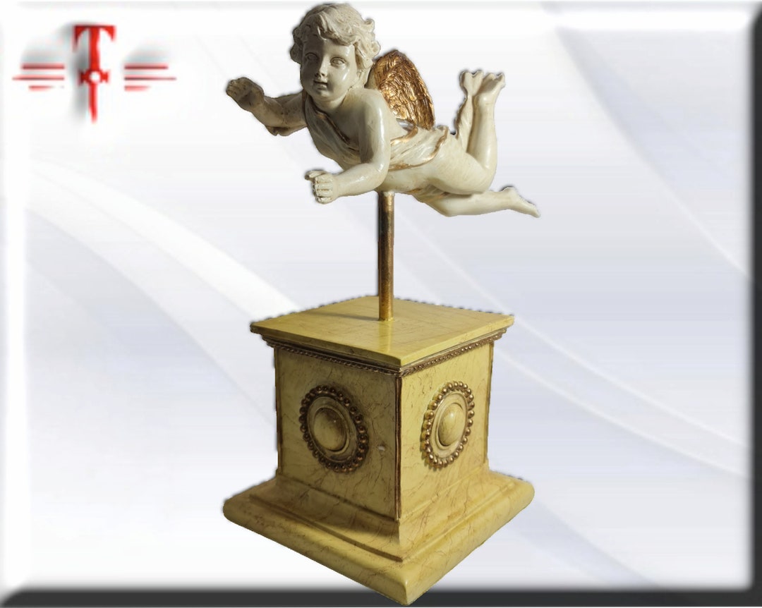 Statue, Flying Angel Sculpture, Catholic Angels, Religious Saints ...