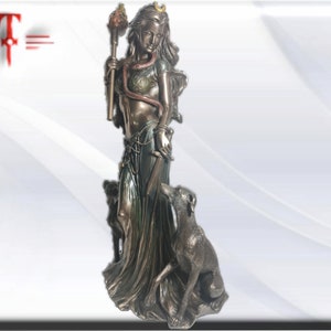 Sculpture Statue Goddess Hecate With Dogs Greek Mythology - Etsy