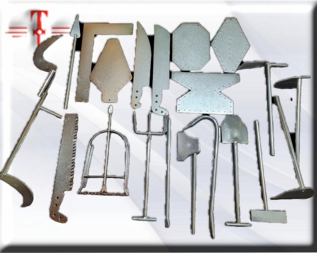 Head Tools for the Orisha Oggun, Nickel-plated, Large, Ogún African ...