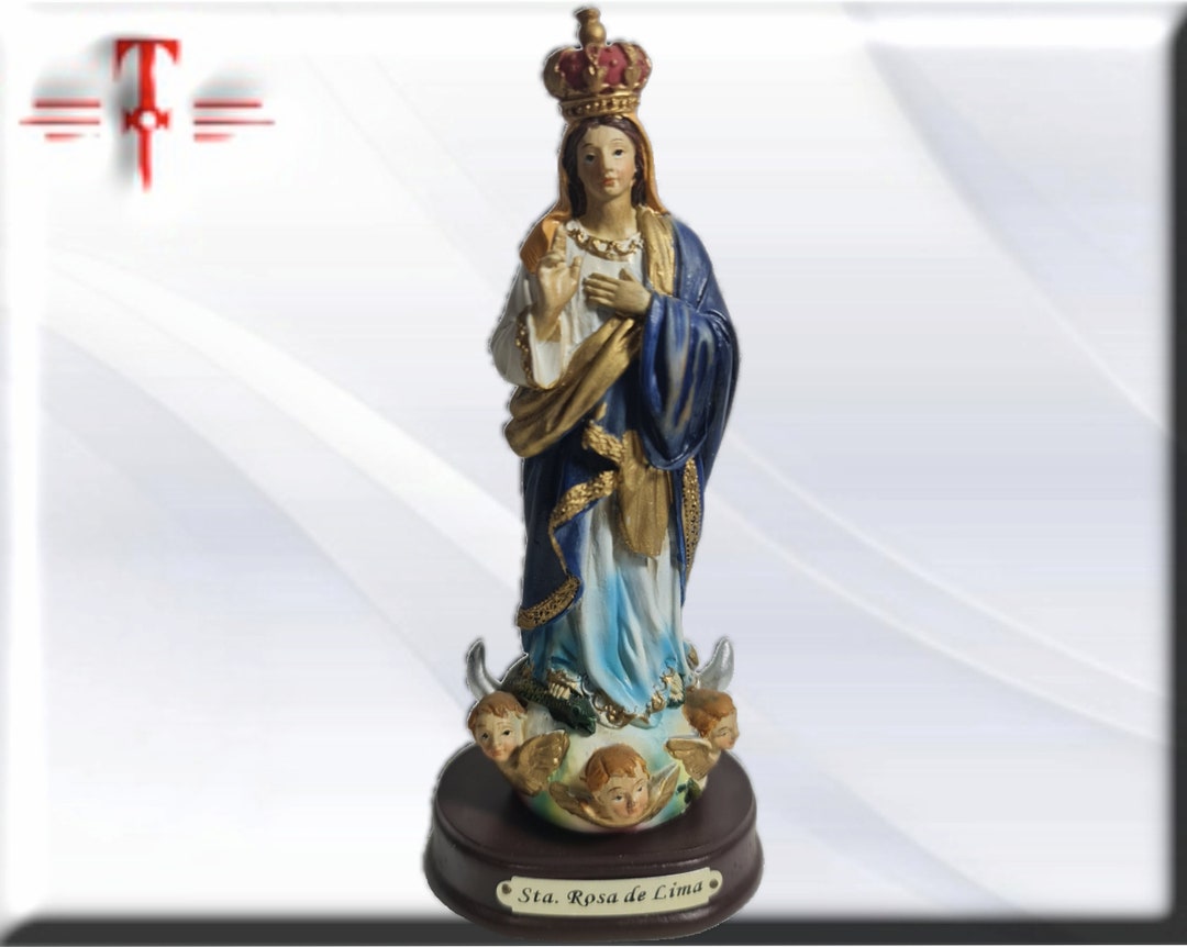 Saint Rose of Lima Statue Virgins and Catholic Saints - Etsy UK