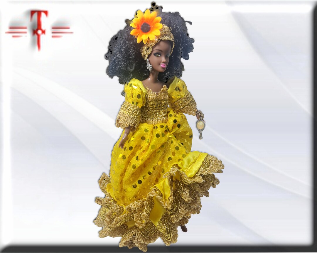 Orisha Oshún Doll, Goddess of Fresh Waters, Deity of the Yoruba ...