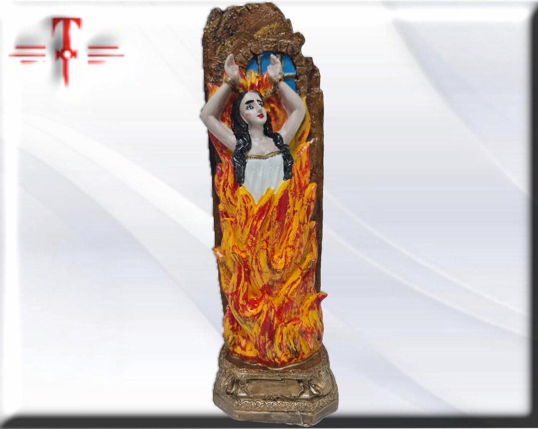 Figure of the Anima Sola, Soul of Purgatory, Esoteric and Religious ...