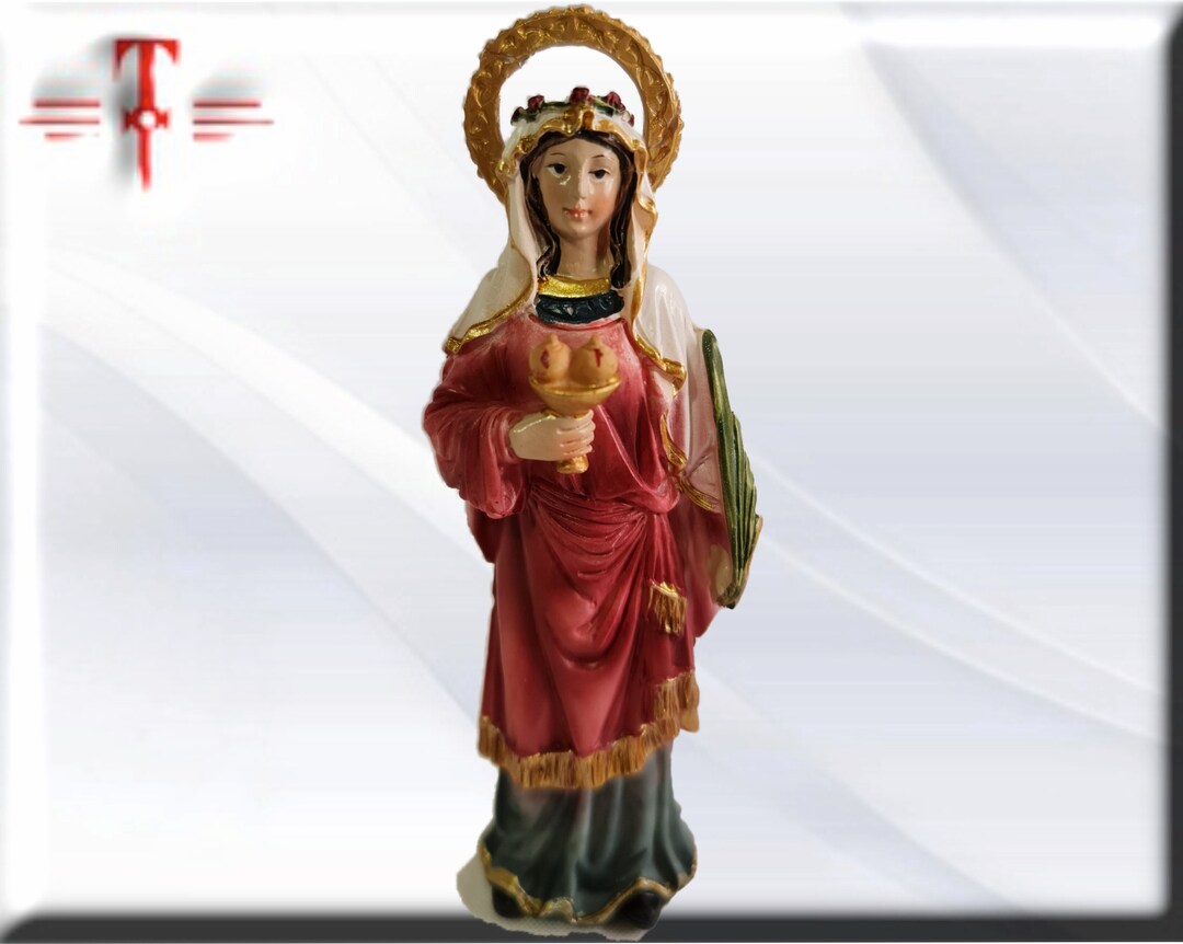 Santa Agueda Statue Catholic Saints - Etsy