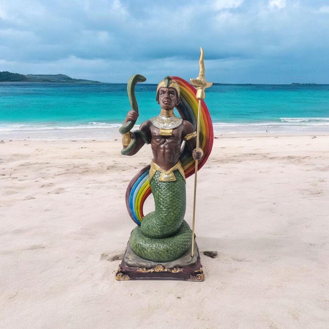 Statue of Oshumaré With Rainbow, Santeria, Candomble, Kimbisa, Umbanda ...